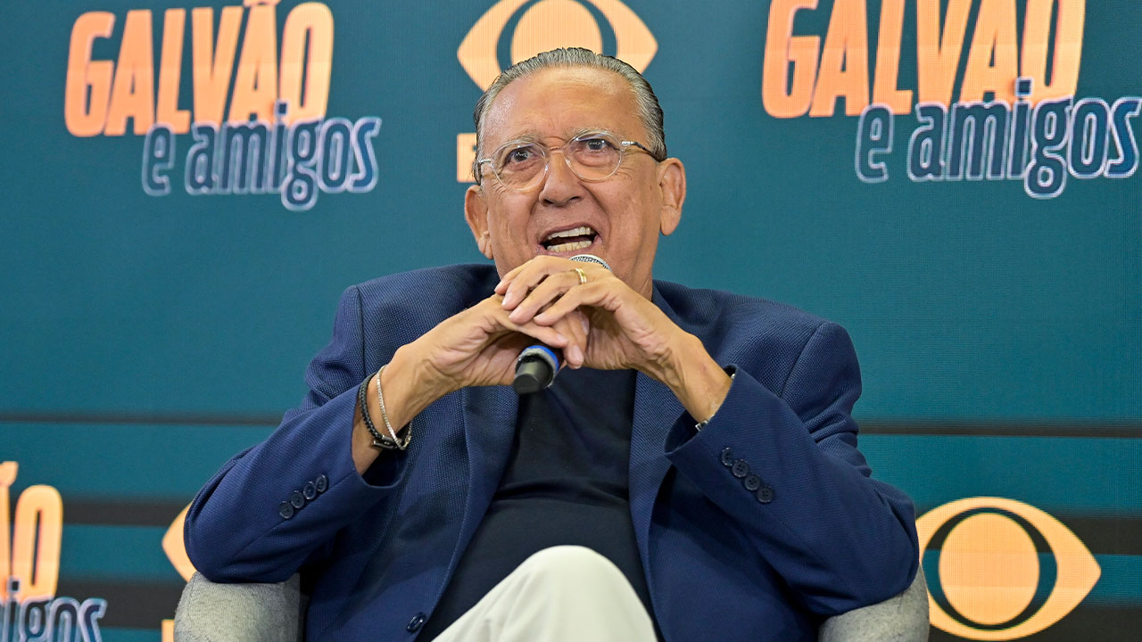 Galvão Bueno estreia programa na Band com Casagrande e Falcão